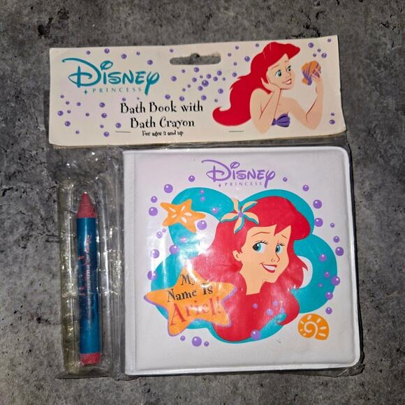 Disney | Bath | Vintage Baby Disney Princess Ariel Bath Time Bubble ...